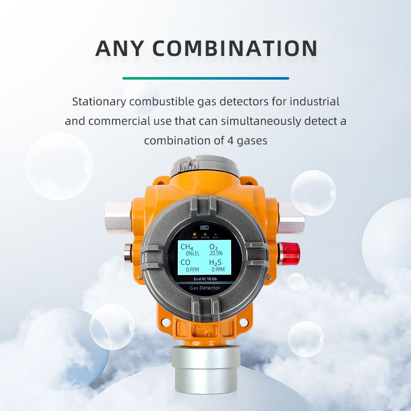 Industrial Explosive Poisonous Confined Space CH4 Methane 4 Gas Multigas Gas Detector Price ...