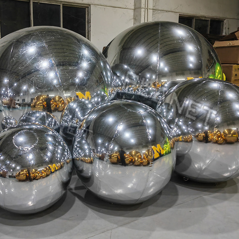 High Quality Double Layer Reflective PVC Inflatable Mirror Ball Balloon ...