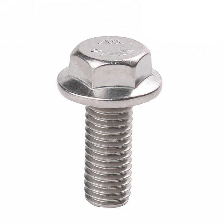 M4-M10 Hex Flange Stainless Steel Bolts - Durable, Metric Fasteners for ...