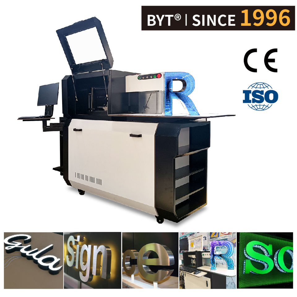 Since1996 - BYT Signs Making Equipment Coil Letter Bender 3D Channel ...