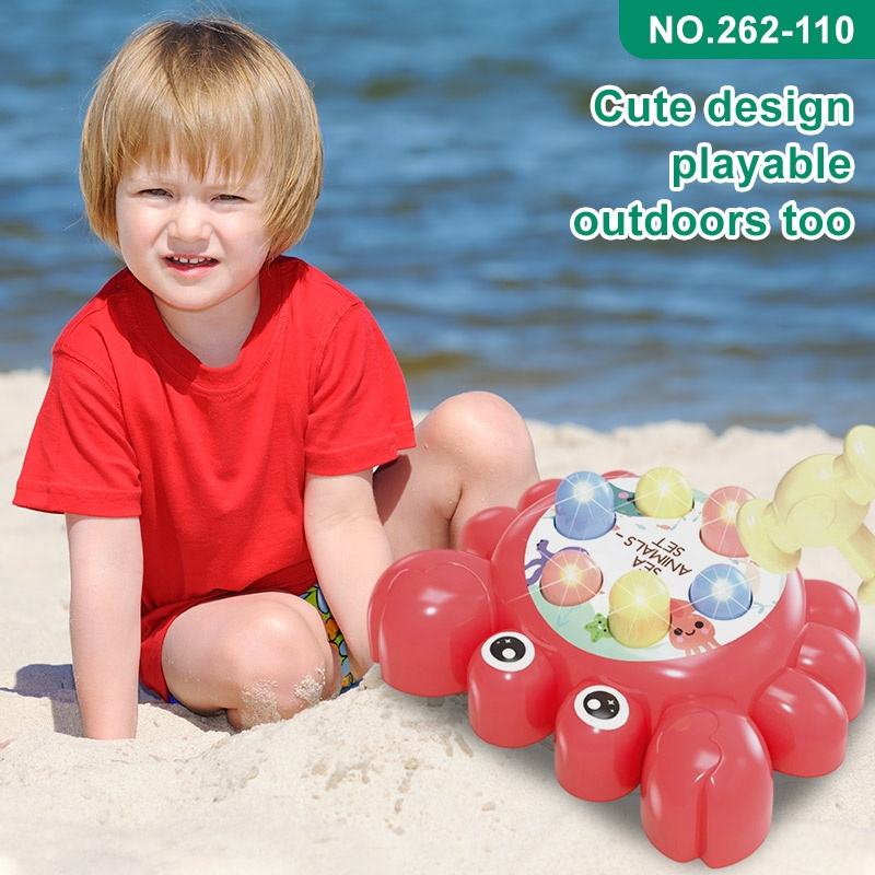 Whack a Mole Game Educational Reactivity Training Toy for Kids Crab ...