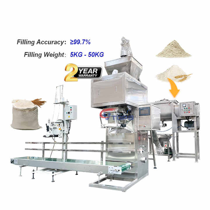 5kg 10kg 25kg 50kg Big Bag Washing Powder Flour Packing Machine ...