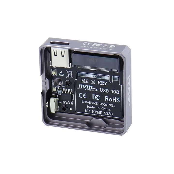 ITGZ Portable M.2 SSD Enclosure - 10gbps Aluminum Case