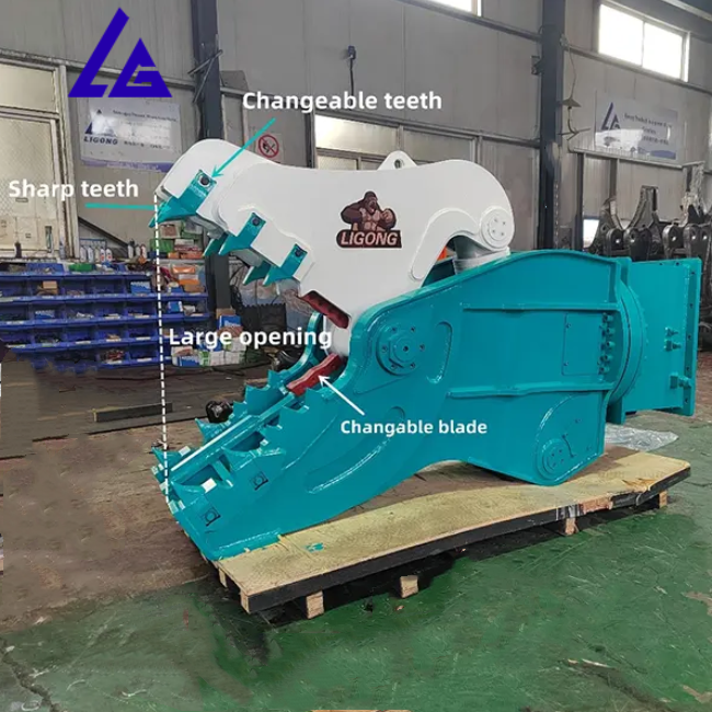 Cheap Fast Acting Large Jaw Opening Changeable Teeth Cutting Crusher ...