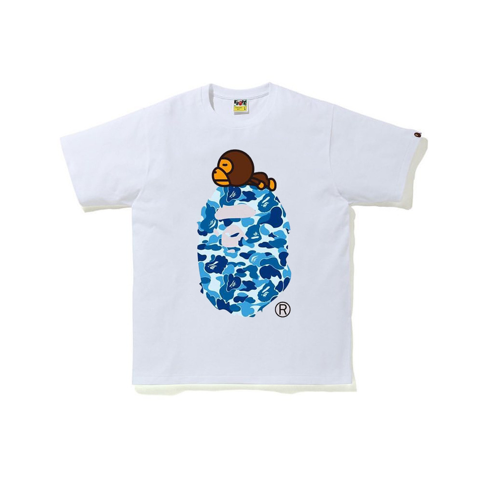 2025 1:1 High Version Letter Printing Bathing Ape Shirt Fashion ...
