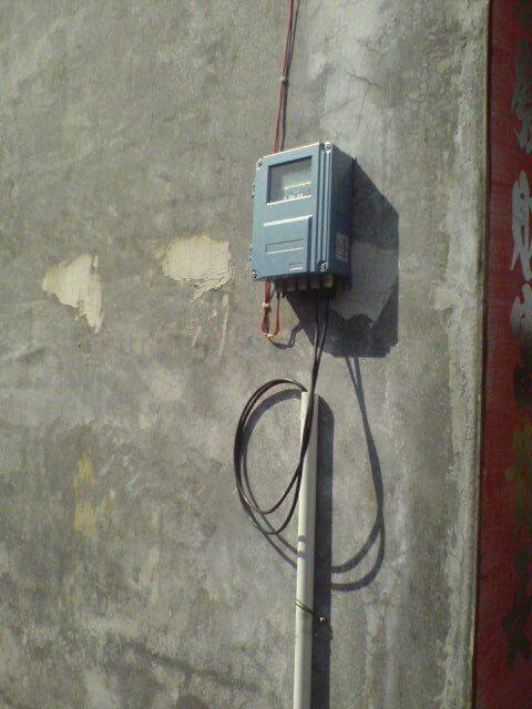 Wall Mounted Ultrasonic Flow Meter Fixed Clamp on Digital Flowmeter for ...