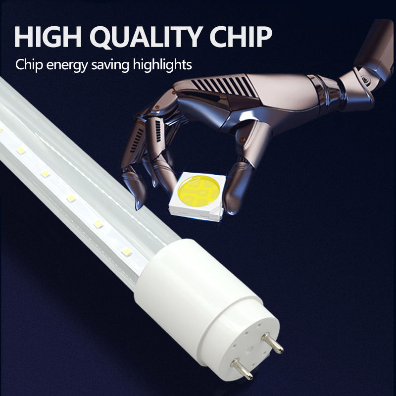 OEM Factory Price LED T8 Tube 9W AC220-240V Glass Tube 140LM/W Single ...