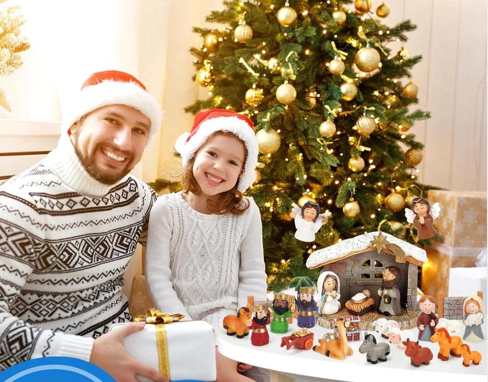 Wholesale Christmas Nativity Advent Calendar Set Hands-on Countdown ...