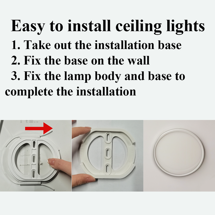 Modern 36W LED Ceiling Lamp Indoor Lighting with Infrared Control for ...