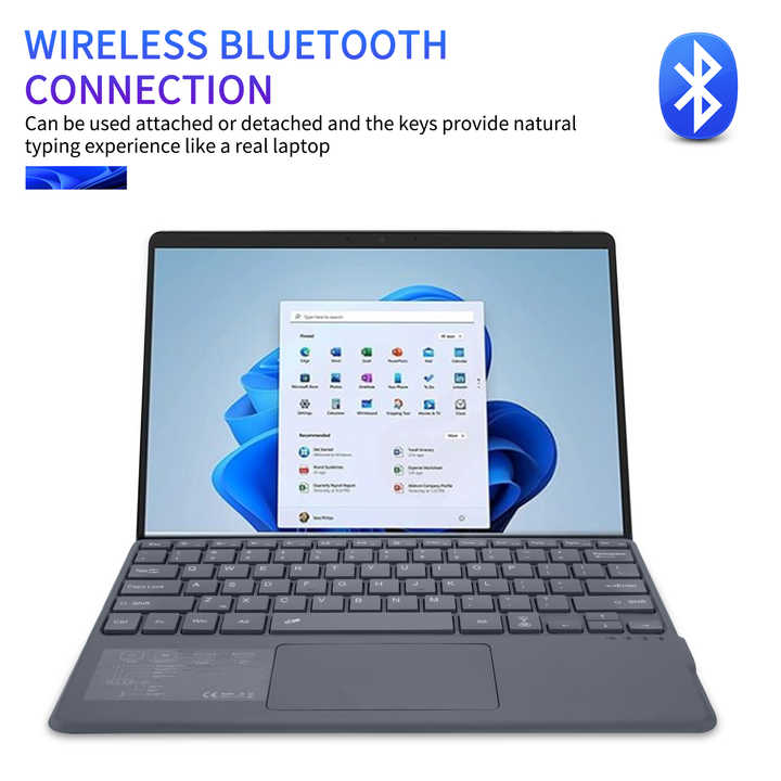 Surface Pro 8 Wireless Keyboard with Touchpad & Backlit