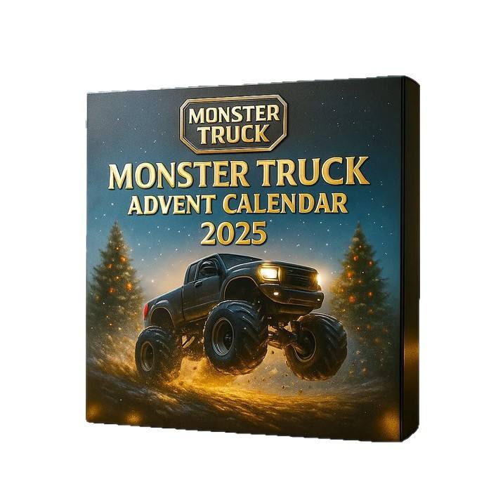 Monster Truck Advent Calendar-Plastic Blind Box Christmas Tree Ambience ...