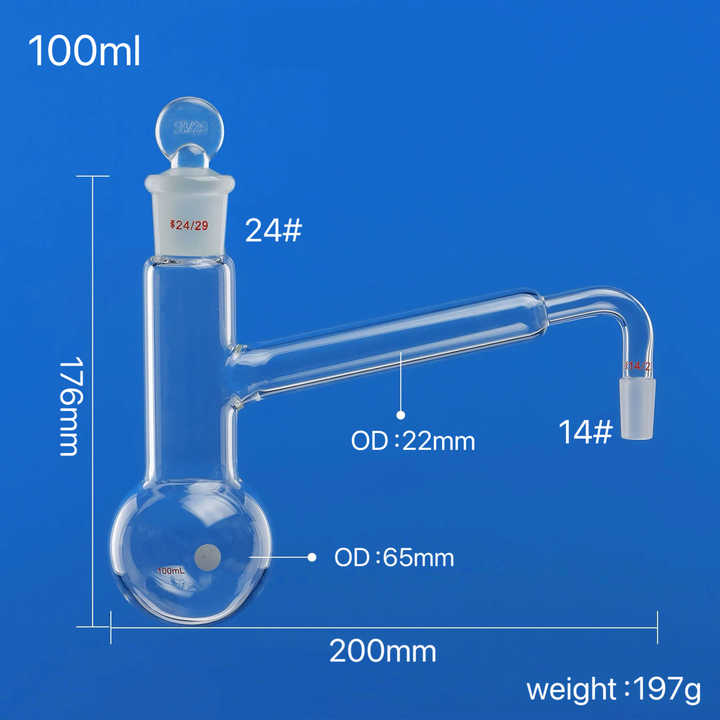 Boro 3.3 Chemistry Laboratory Glass Reflux Assembly with Round Bottom ...