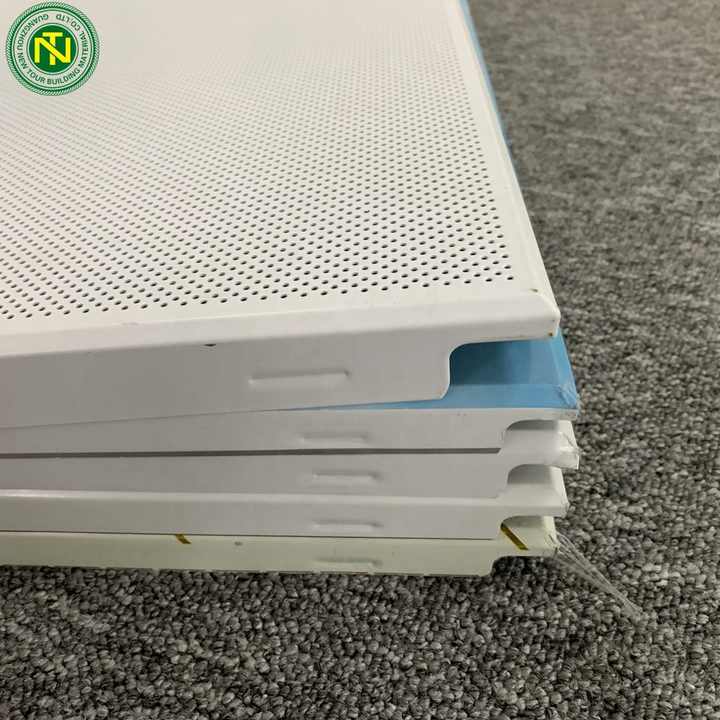 Aluminum Spandrel Ceiling Tiles Office Building Waterproof Perforated ...