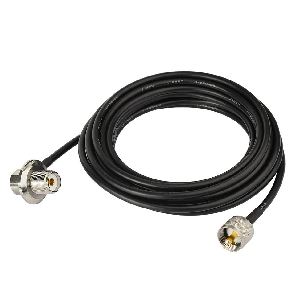 Superbat UHF Right Angle Jack to UHF Straight Plug RG58 610cm| Alibaba.com