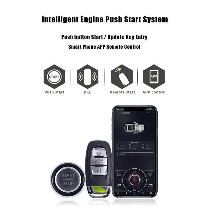 For BMW X5 E70 X6 E71 X1 E84 Push Starter Keyless Access Auto Unlock Lock Car