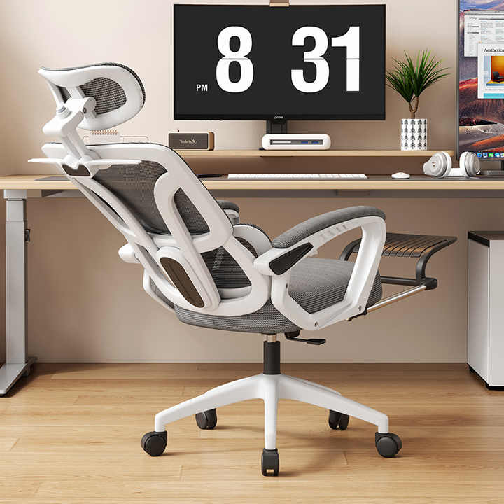 Modern Ergonomic Office Chair with Adjustable Headrest Comfortable Mesh ...