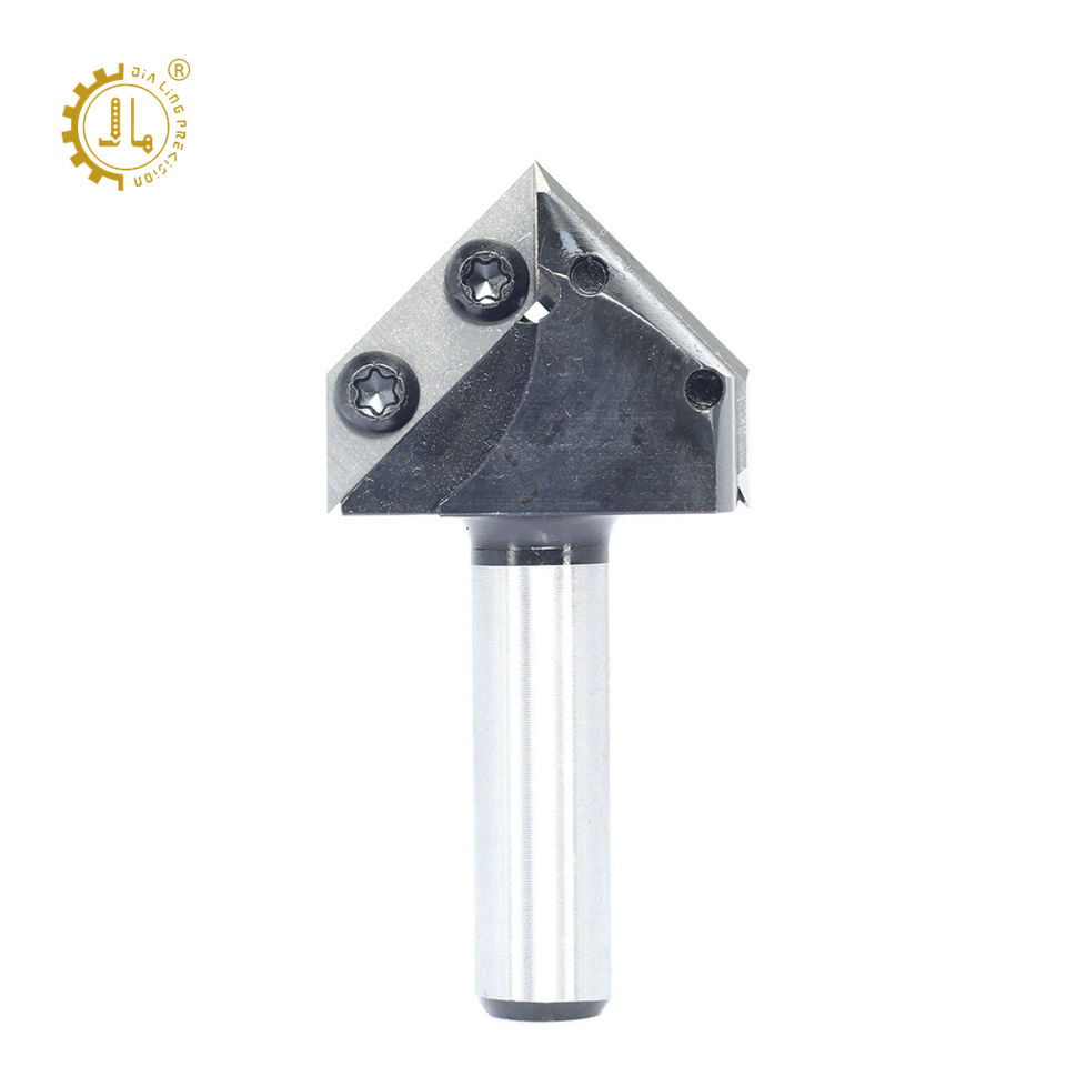 90 Degree V Groove CNC Cutter Insert Blade Wood Carving Bits CNC V ...