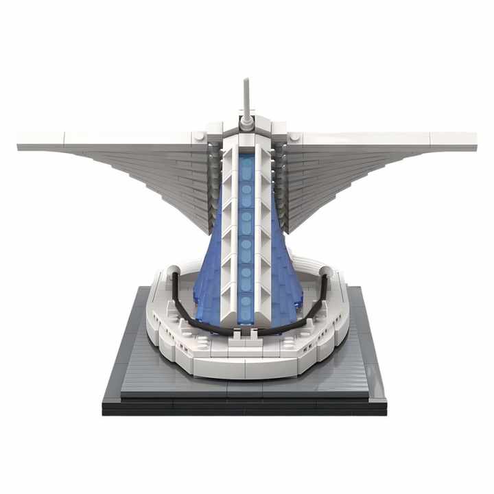 Funbuild MOC-201483 Milwaukee Art Museum Quadracci Pavilion Model ...