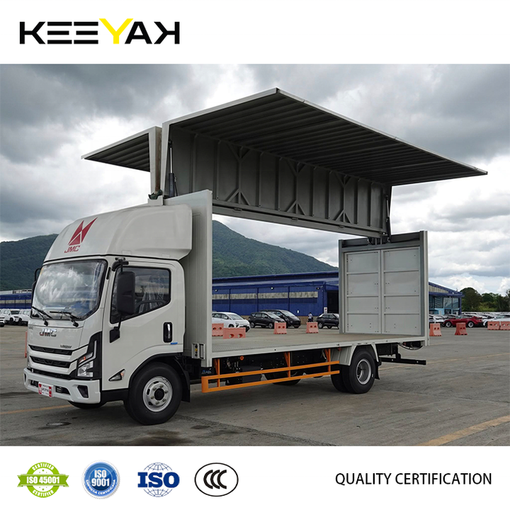 JMC Wing Van Truck 10ft 12ft 14ft Aluminum Alloy Wingspan Truck ...