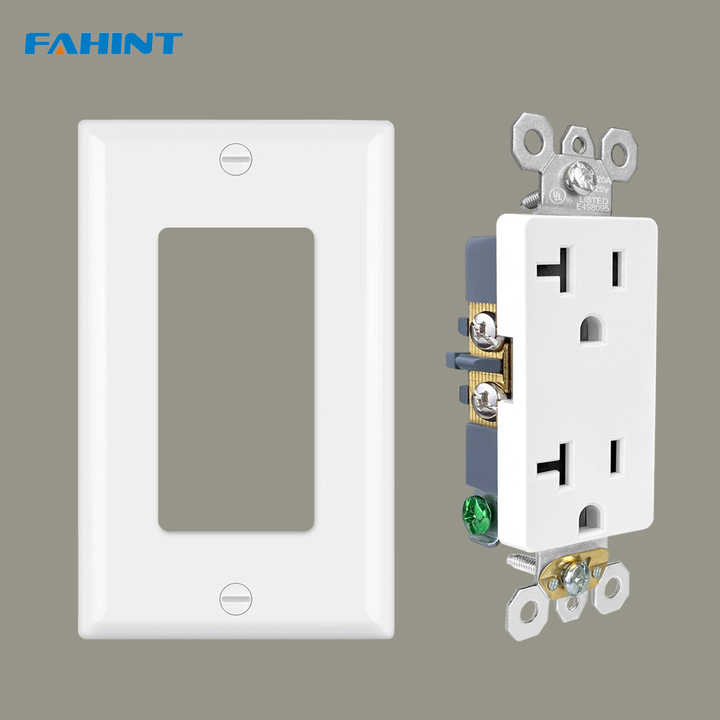 D20 Decorative Receptacle - Standard Wall Outlet for Home