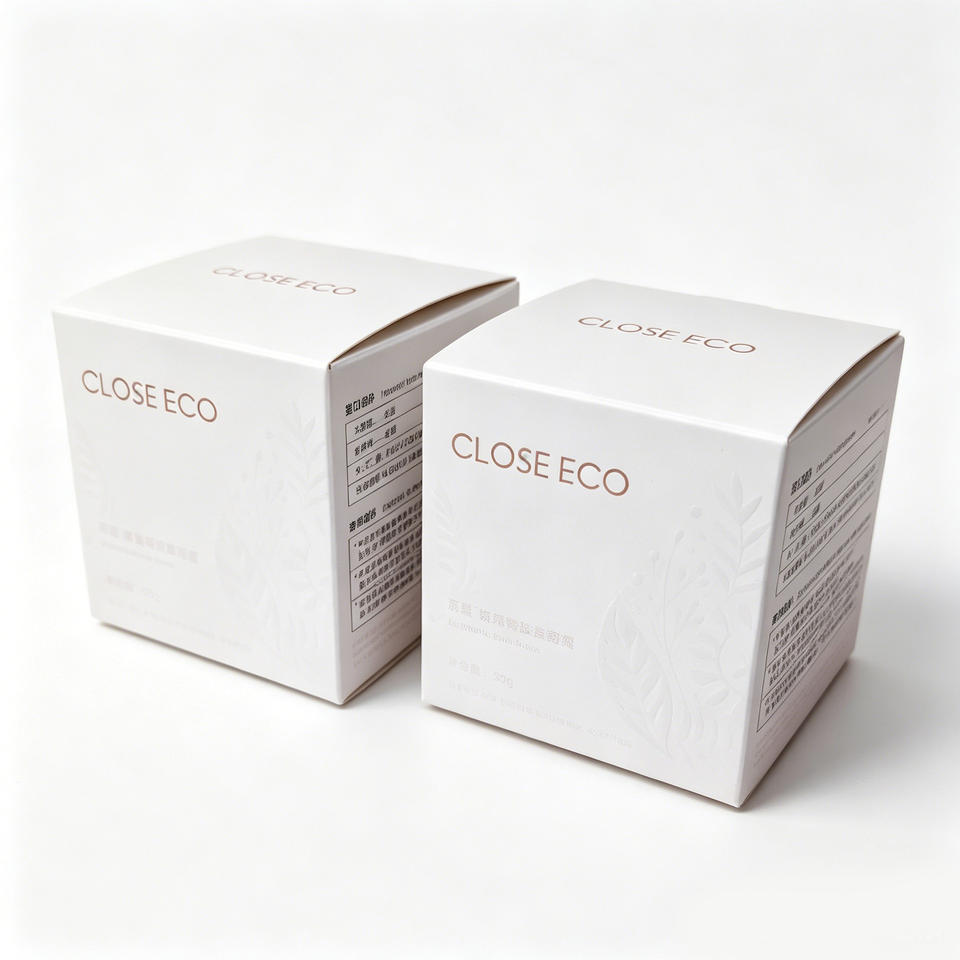 Factory Price White Paper Box Embossing UV Coating Luxury Packaging for ...