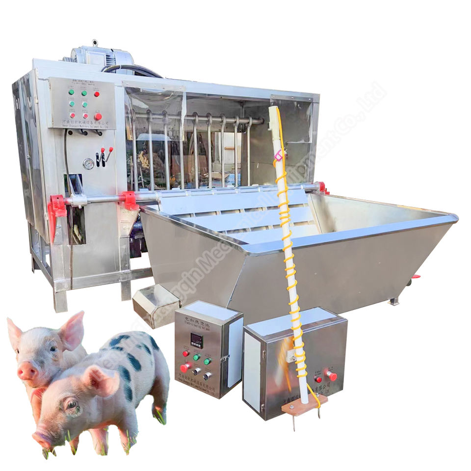 200 Pig Slaughterhouse Equipment Automatic Pig Feet Dehairing Machine ...