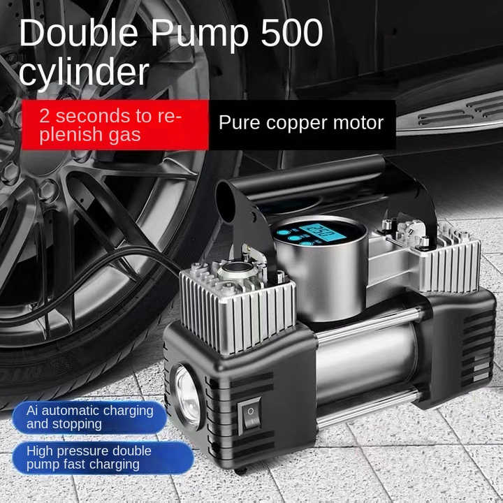 High Quality Heavy Duty Double Cylinder Tyre Inflator Portable Mini ...
