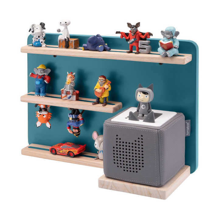 ZYX Children's Shelf Tonie Magnetic Wall Shelf Blue Kids Shelf Storage ...