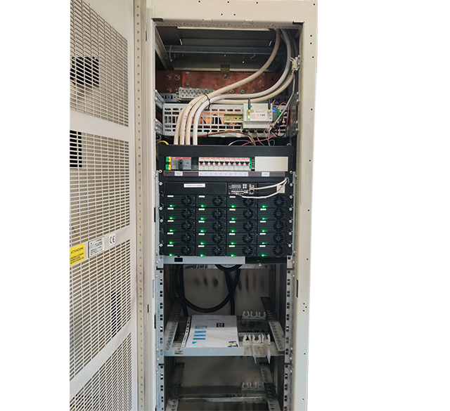 42U telecom power cabinet 2000w aircon 1000A 2000A 48V DC power system ...