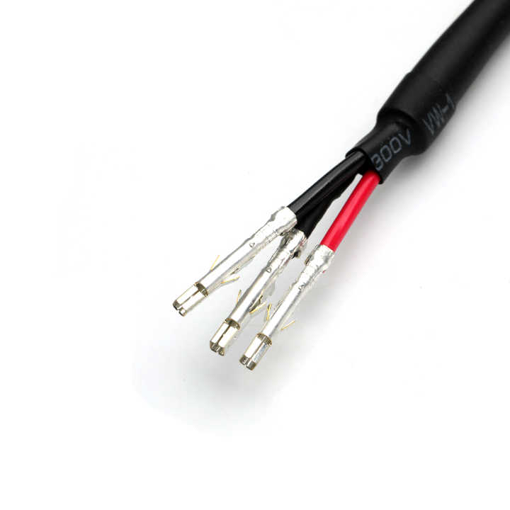 20AWG 2-Conductor Shielded Power Cable with Female Crimp Terminals ...