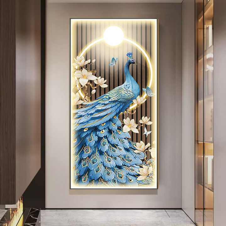 Newly Design Luxury Led Light Wall Art Modern Home Decor Luminous ...