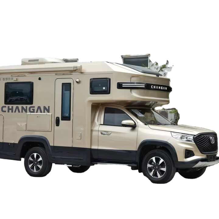 Chinese caravan Pickup Truck Camper New Family Ride on 6 Seats Pop up ...