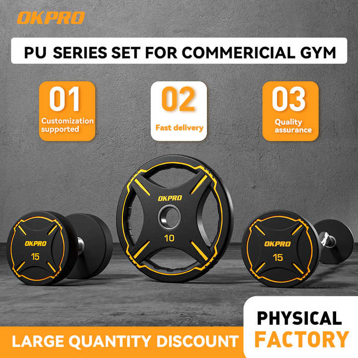 OKPRO Factory High Quality Commercial Dumbbells Pu Dumbbells| Alibaba.com