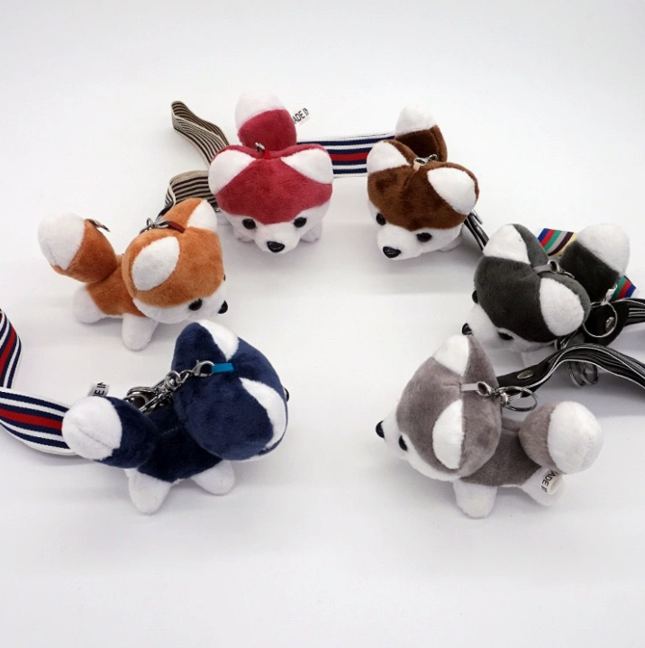 Mini Husky Cartoon Plush Keychain-Soft & Portable Animal Shape| Alibaba.com