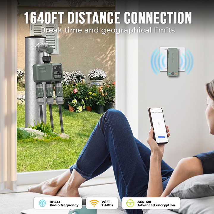 Smart RF WIFI Wireless Water Timer for Garden Irrigation