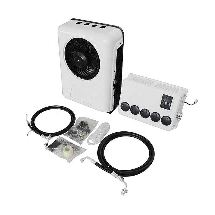 Electric AC Unit Fit RVs Trailers Tractors Fast Cooling Low Noise Split ...