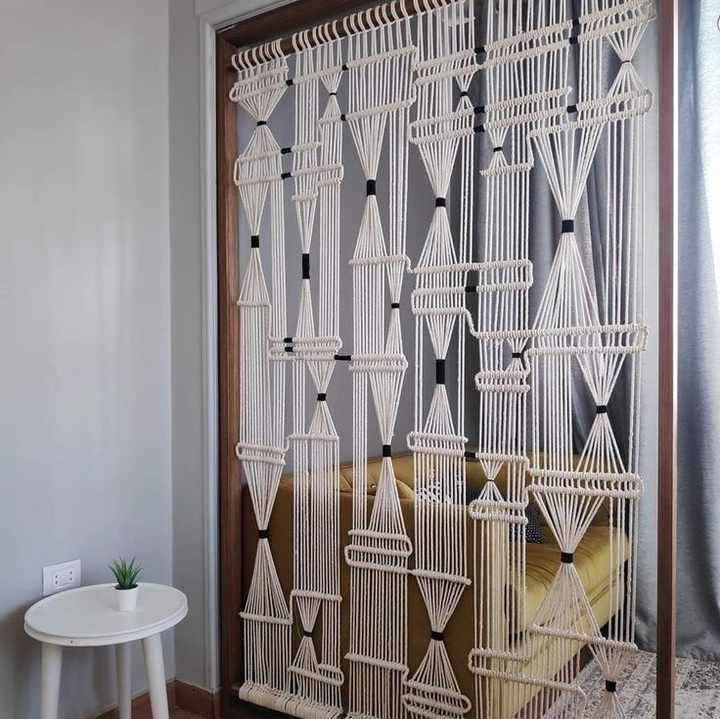 Custom Bohemian Art Design Home Decoration Hand-Woven Screen Hollow ...
