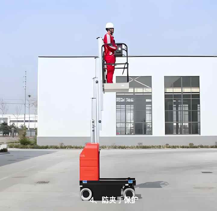 Portable Small Passenger Elevator, Self-propelled Single Column ...