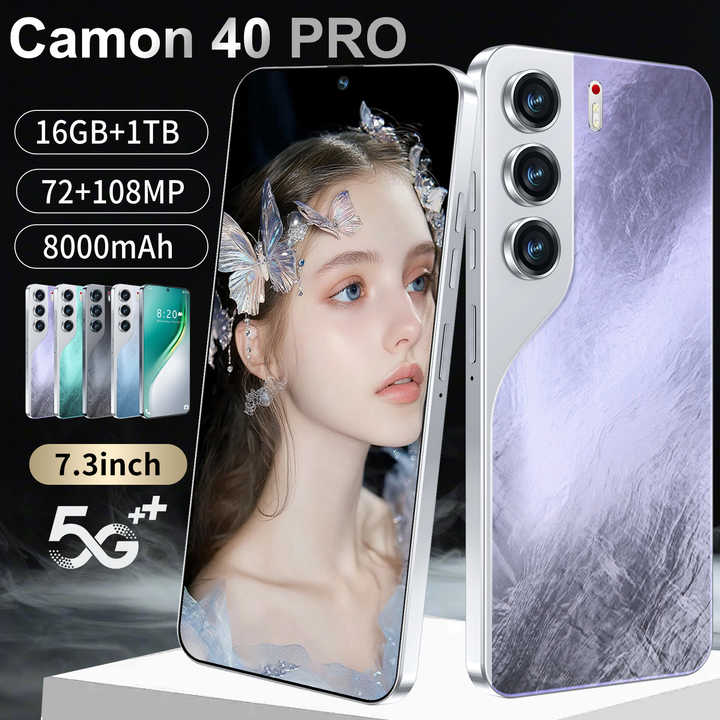 2025 Camon 40 Pro Smartphone 16GB RAM 1TB Storage 108MP Rear Camera 2K ...