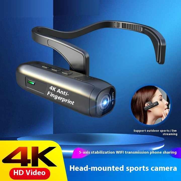2025 Portable Live Streaming 4K HD Action&Sports Camera Head Mount ...