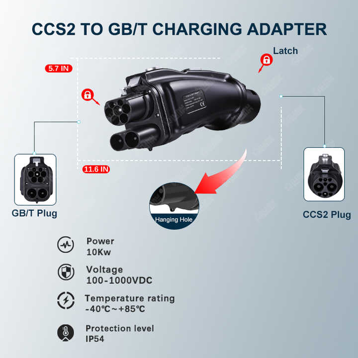 250A CCS2 to GB/T Ev Adapter - Durable & Efficient Charging