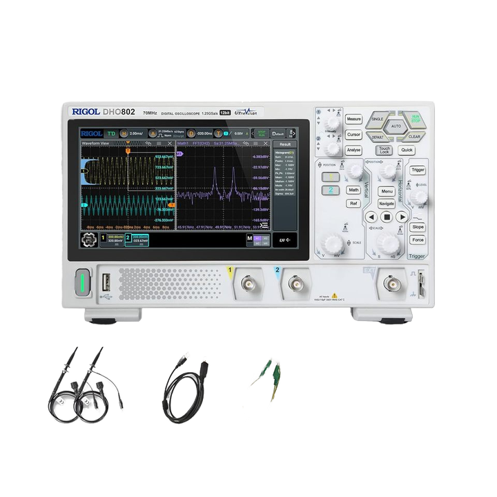 RIGOL DHO802 Digital Oscilloscope 70MHz Frequency Band 12-Bit Vertical ...