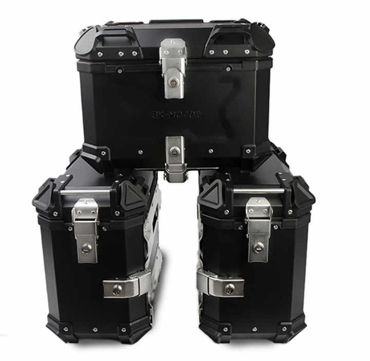 Side Box and Tail Box with Racks High Quality Aluminum Alloy Motorcycle ...
