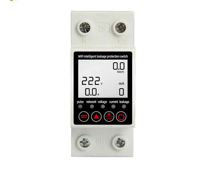 Adjustable Voltage/Current Auto-Reconnect Wi-Fi Control Energy Meter ...