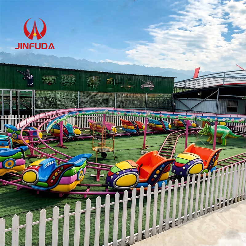 Outdoor Amusement Park Mini Roller Coaster Children Funfair Ride ...