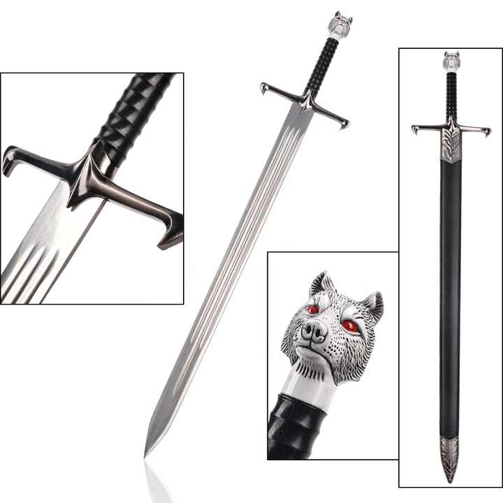Game of Thrones Book Version Jon Snow Longclaw Replica Sword Wth Wooden ...