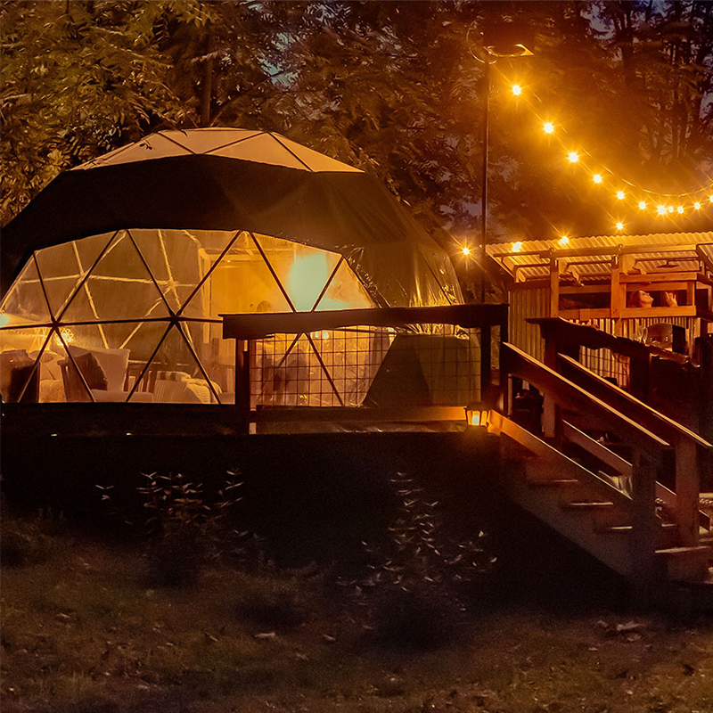 6m Diameter Outdoor Geodesic Dome Tent for Glamping
