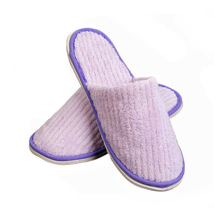 Wholesale Factory Manufacturing Spa Slippers Luxury White Cotton Slides ...