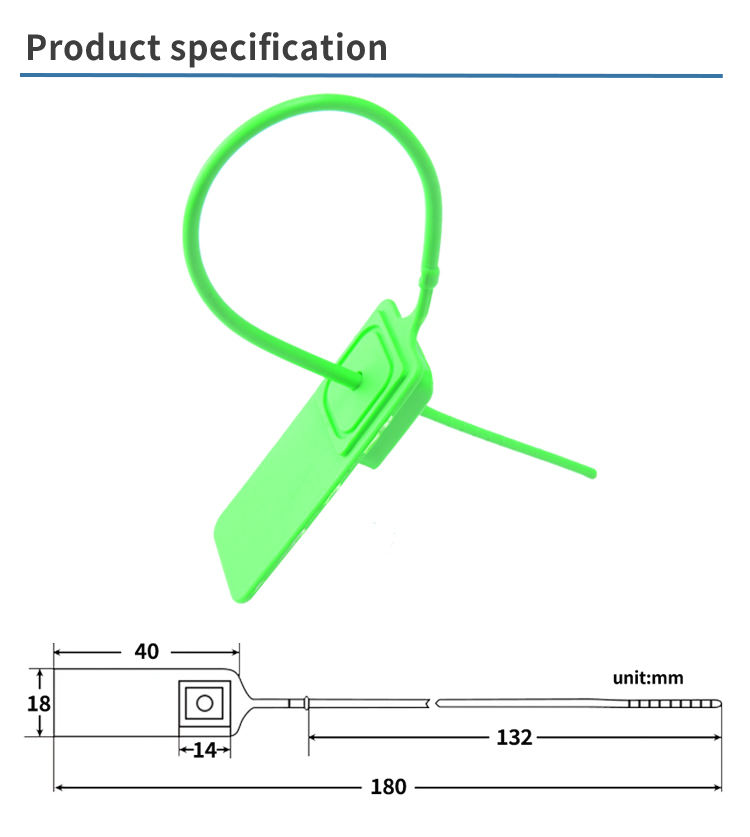 HYPS-A01 PP Material Adjustable Length Plastic Seal for Clothes ...