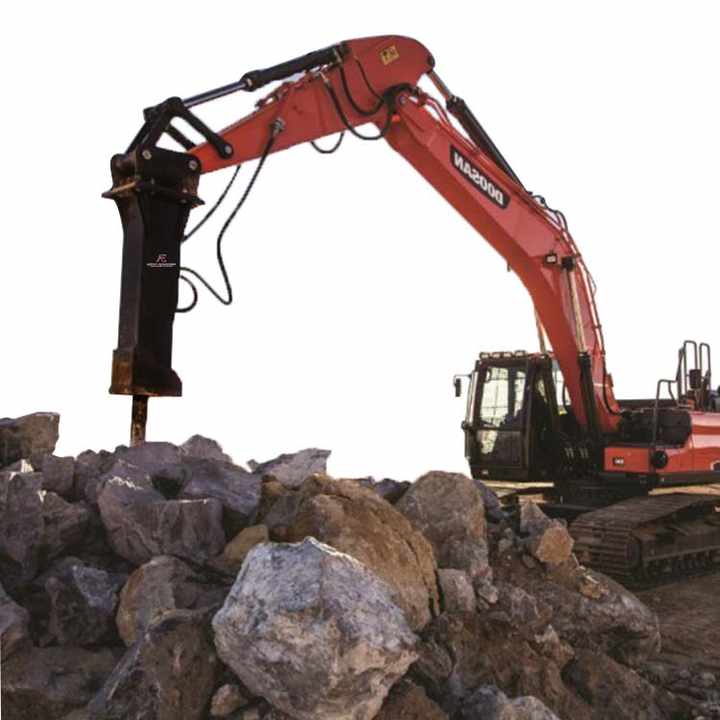 Hydraulic Breaker Hammer for Excavator Demolition 3-10ton with Chisel ...